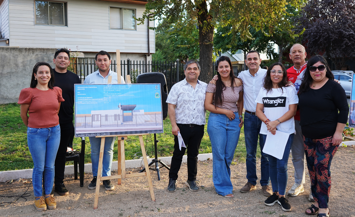 Presentan diseño de proyecto de sede social en Villa Don Misael - MauleHoy